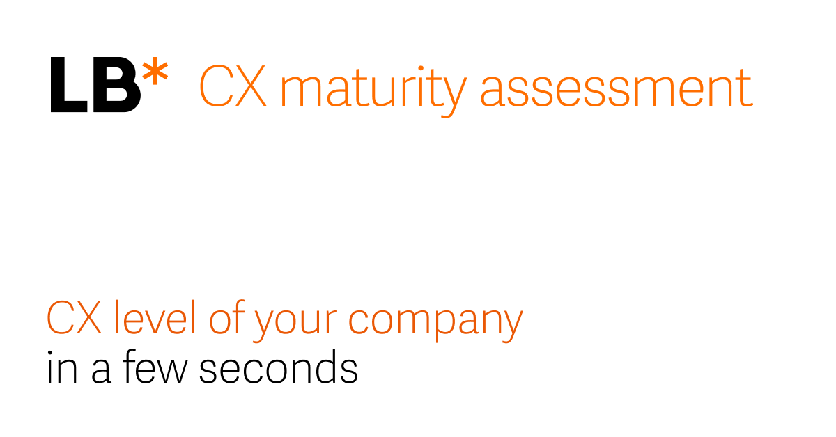 Find CX maturity of your company in seconds